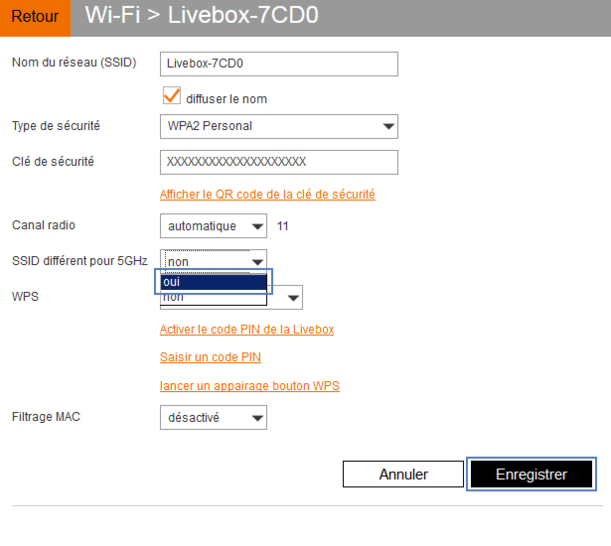 Livebox 4 : configurer deux réseaux wifi distincts - Assistance Orange