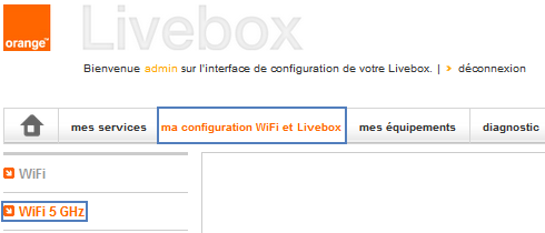 Livebox Pro V4 : personnaliser les paramètres du réseau wifi 5 GHz - Assistance Orange Pro