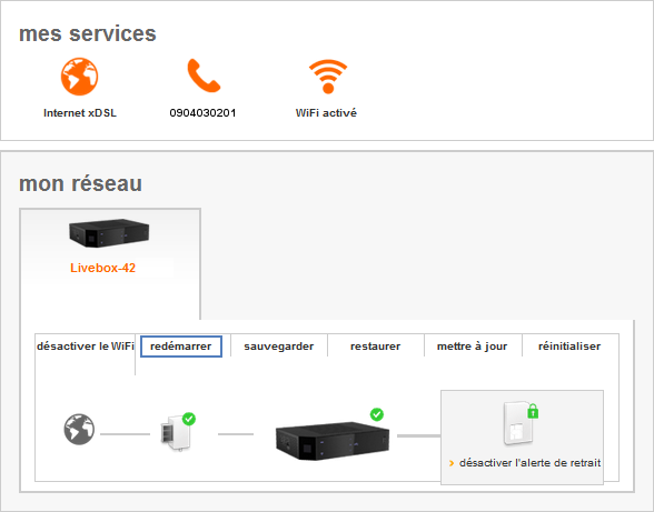 Livebox Pro V4 : redémarrer - Assistance Orange Pro