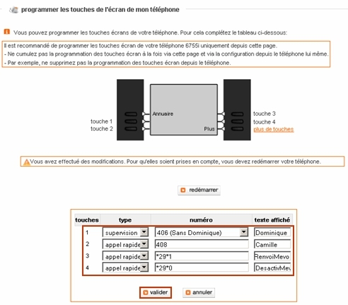 Téléphone Mitel Aastra 6755i : programmer des touches - Assistance ...