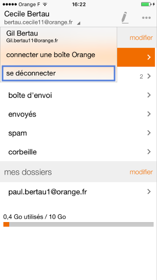 Mail Orange : ajouter et consulter des boîtes mails sur votre mobile ...