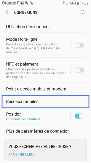 Comment se connecter à un réseau 4G avec un mobile sous Android ...