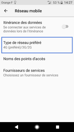 Comment se connecter à un réseau 4G avec un mobile sous Android ...
