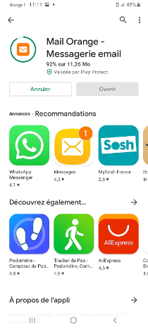 Mail Orange (Android) : Télécharger l'application et configurer sa ...