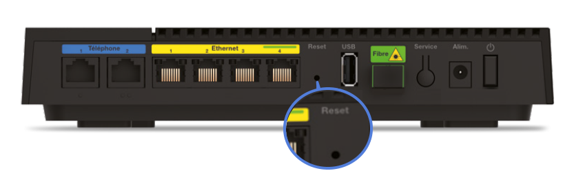 Livebox 5 : remettre à zéro - Assistance Orange Pro