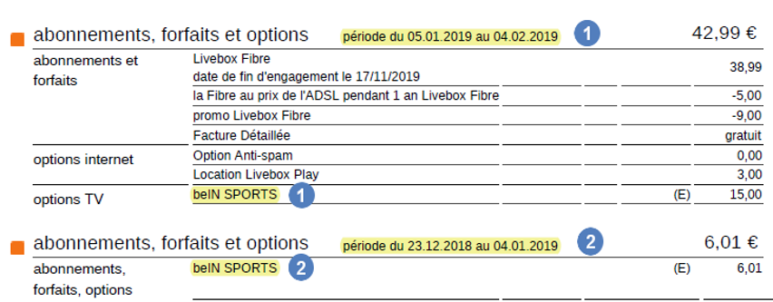 Facture bouquet TV : comprendre la facturation - Aide et Contact Sosh