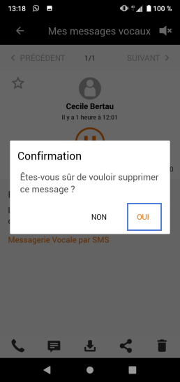 Orange Neva Start : consulter la messagerie vocale visuelle ...