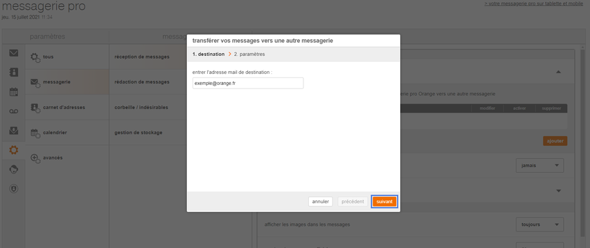 Messagerie mail pro : rediriger les messages vers une autre messagerie ...