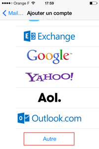 Mail Orange : synchronisation avec les contacts de votre iPhone ...