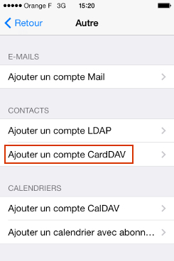 Mail Orange : synchronisation avec les contacts de votre iPhone ...