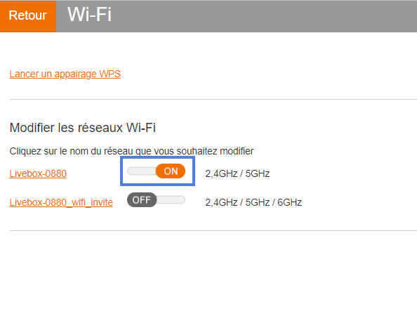 Livebox 6 ou 7 Pro : l'association d’un équipement en wifi ne ...