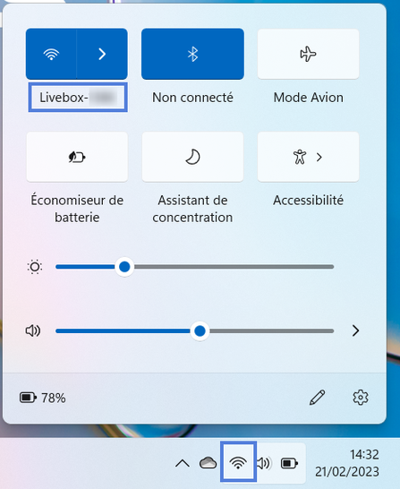 Windows 11 : se connecter en wifi à la Livebox - Assistance Orange