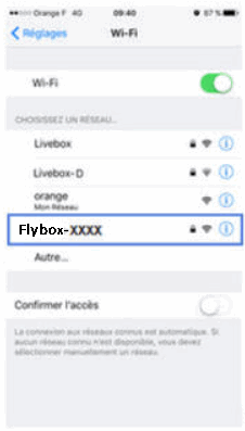 Comment connecter en Wi-Fi votre iPhone ou iPad avec votre Flybox 5 4G ...
