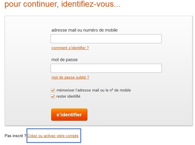 Client fixe : créer votre compte Espace client Pro - Assistance Orange Pro