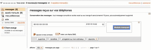 Messagerie vocale Orange fixe par internet : vous ne parvenez pas à ...