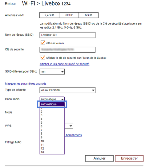 Livebox S : vérifier le canal wifi - Aide et Contact Orange