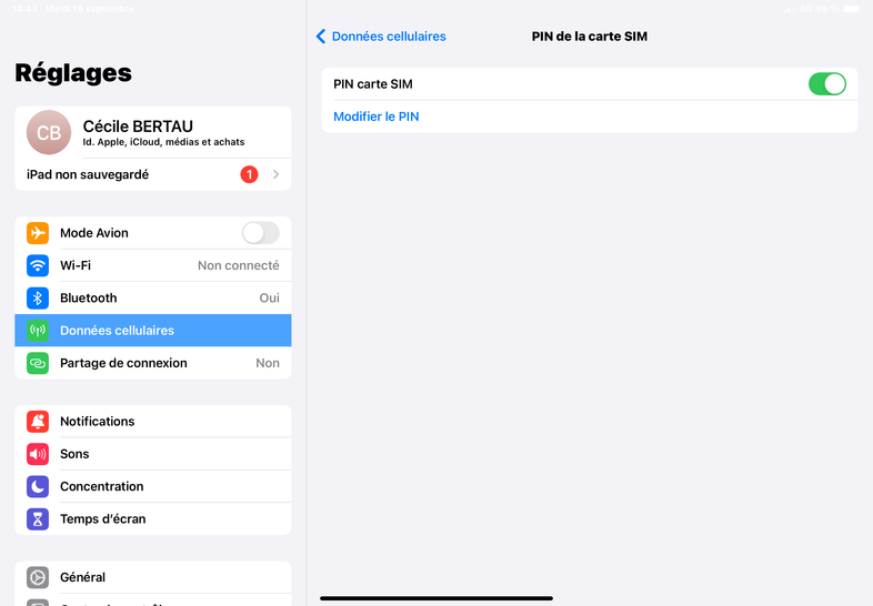 Comment modifier le code PIN sur votre iPad sous iPadOS 17 ? - Aide et Contact Orange