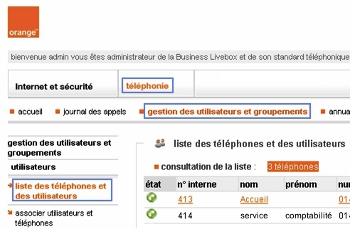 Business Livebox : configurer les droits des utilisateurs du réseau ...