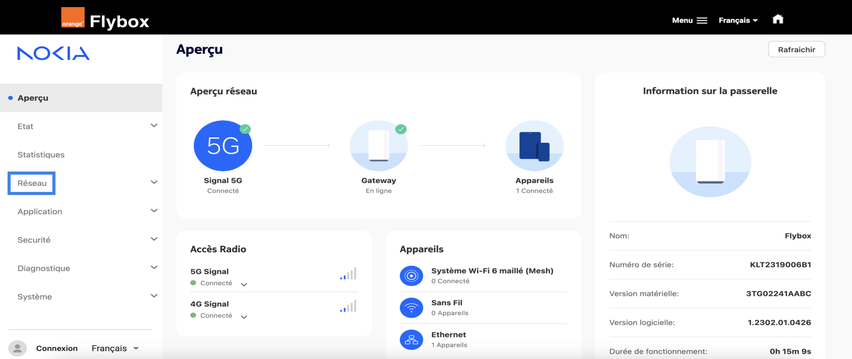 Comment modifier les réglages Wi-Fi de votre Orange Flybox 2 5G ou ...