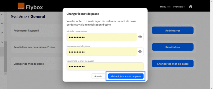 Comment modifier le mot de passe de l'interface administrateur de votre ...