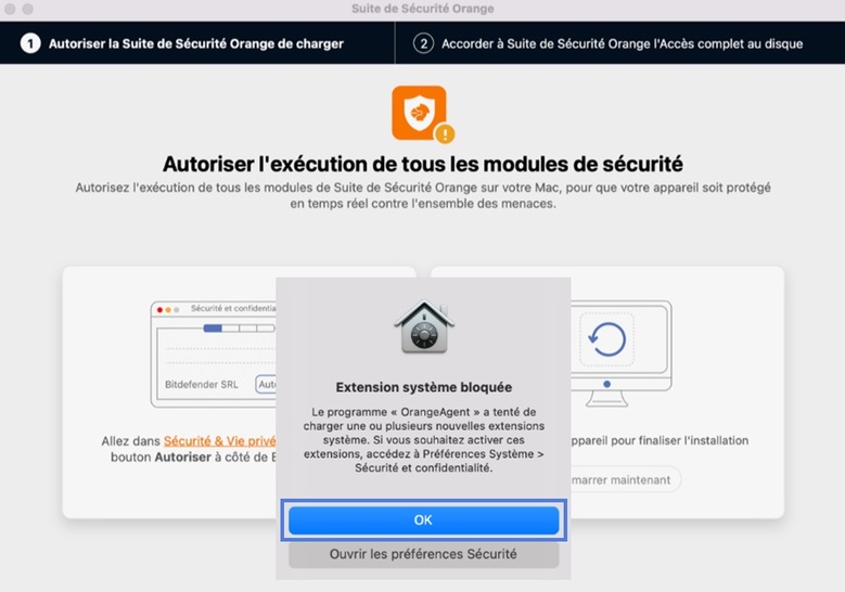 Suite de Sécurité Orange, antivirus (Mac) : installer - Assistance Orange