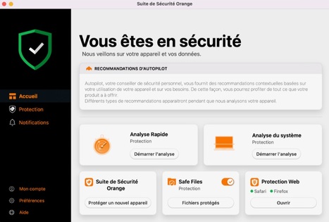 Suite de Sécurité Orange, antivirus (Mac) : installer - Assistance Orange