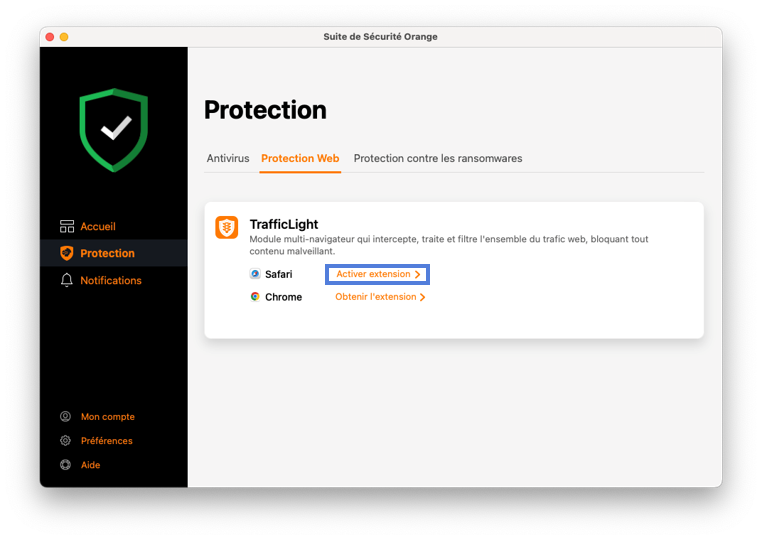 Suite de Sécurité Orange : installer votre antivirus sur votre Mac ...