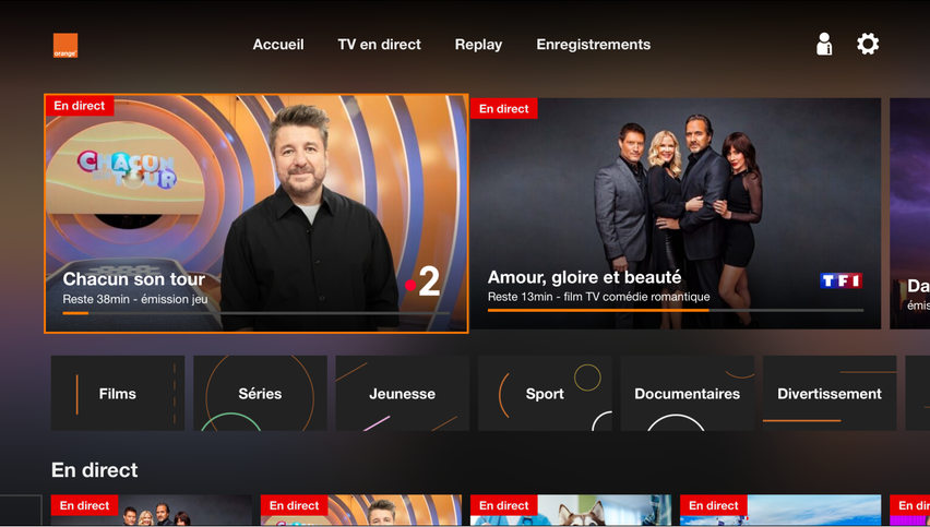 Application Orange TV sur Android et Apple TV : s'authentifier - Aide et Contact Sosh