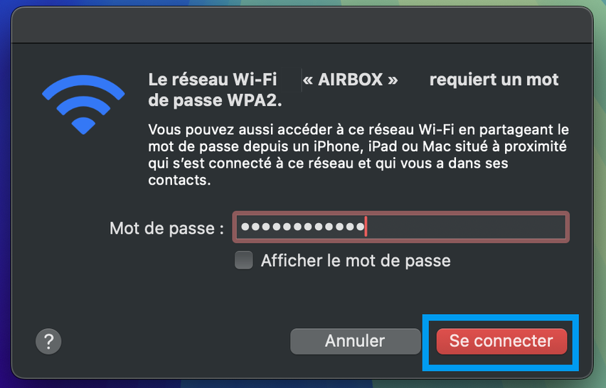 Comment se connecter en Wi-Fi avec l'Airbox 5 4G (ZTE U10e) sous Mac OS ...