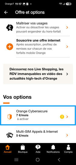 Orange Cybersecure : Comment gérer vos invitations Anti-spam Appels ...