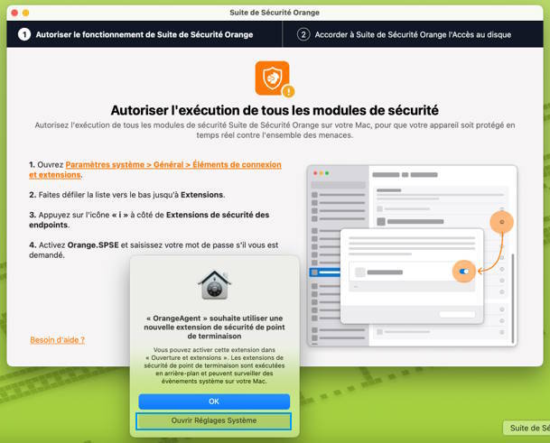 Suite de Sécurité Orange : installer votre antivirus sur votre Mac ...