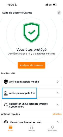 Comment activer les différents modules de protection sur Suite de ...