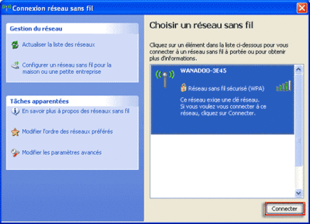 Livebox Pro : configurer la connexion wifi avec Windows XP - Aide et ...