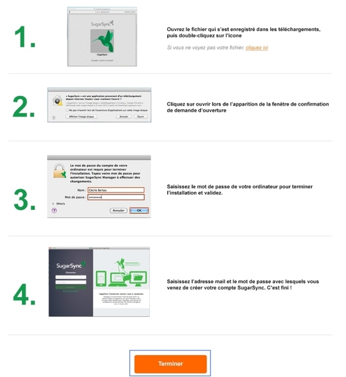 SugarSync : activer et installer - Assistance Orange Pro